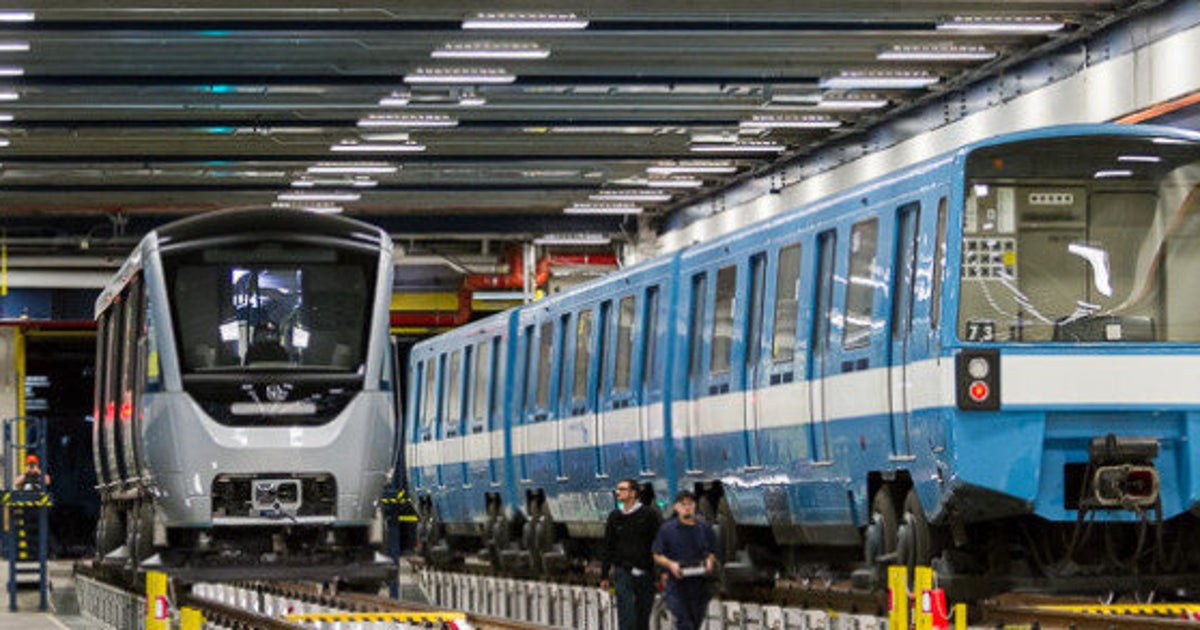 STM: les trains Azur roulent en plein jour dans le métro de Montréal ...