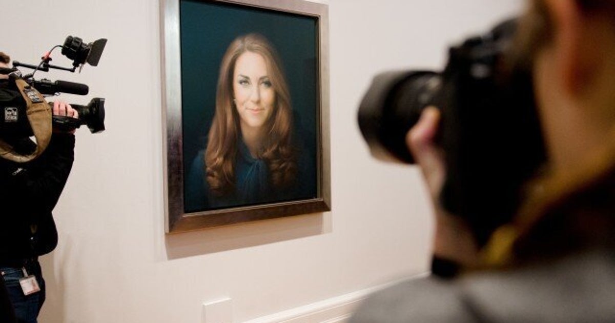 Le premier portrait officiel de Kate Middleton dévoilé à Londres à la ...
