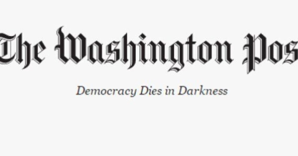 Le nouveau slogan du Washington Post contre Trump est très sombre ...