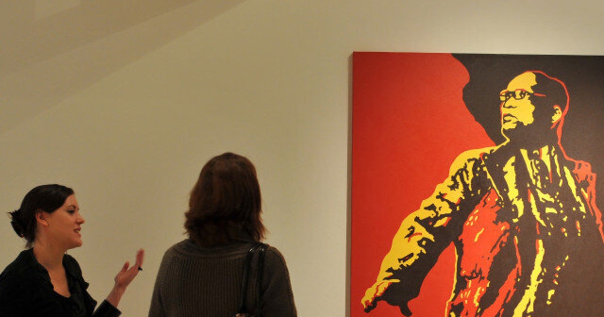 Un portrait de Jacob Zuma, président d'Afrique du Sud, nu, censuré ...