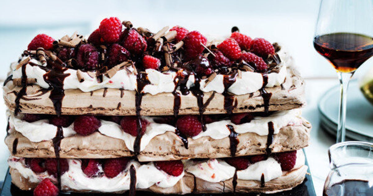 A Chocolate Raspberry Meringue Cake Recipe | HuffPost News