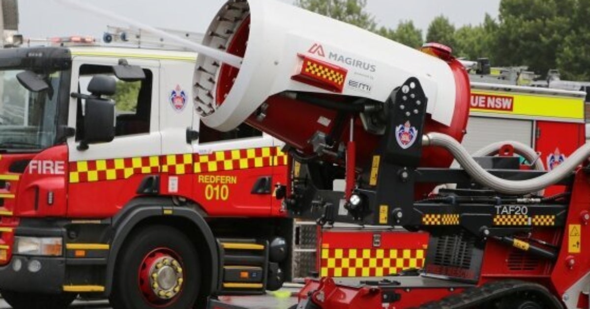 Firefighting Robot Bulldozer TAF20 Launched In Sydney | HuffPost News