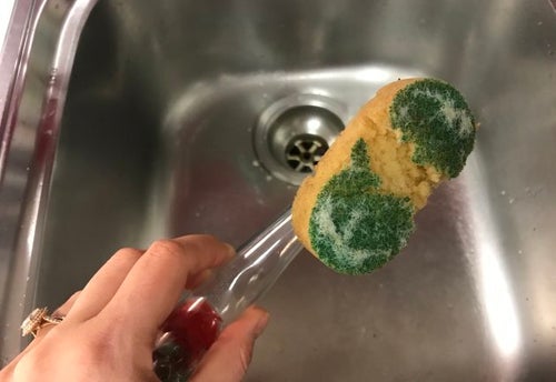 How often to change kitchen sponge store