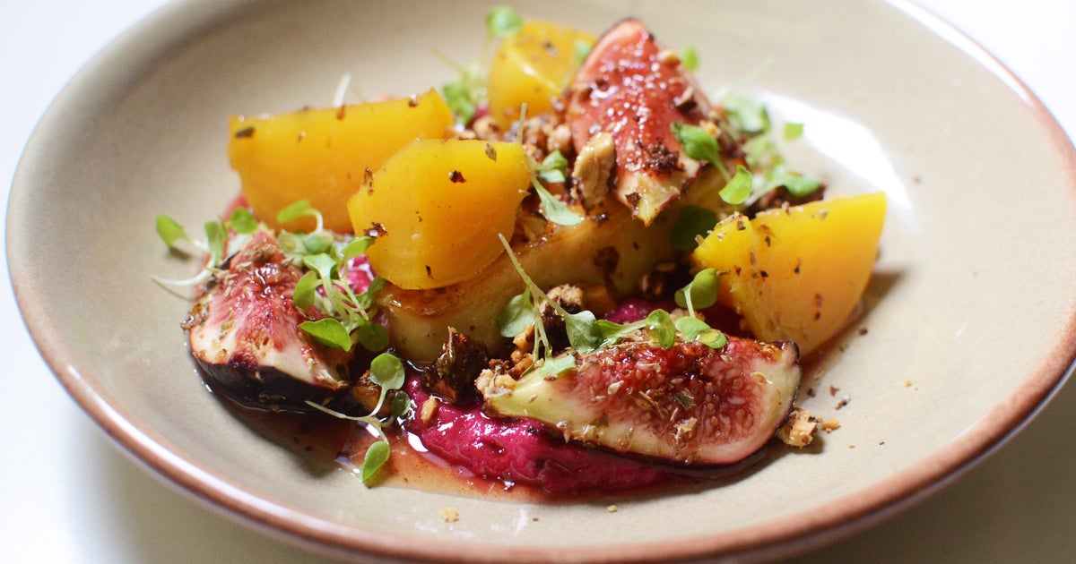 Luke Mangan's Honey And Oregano Halloumi Recipe With Fig And Golden ...