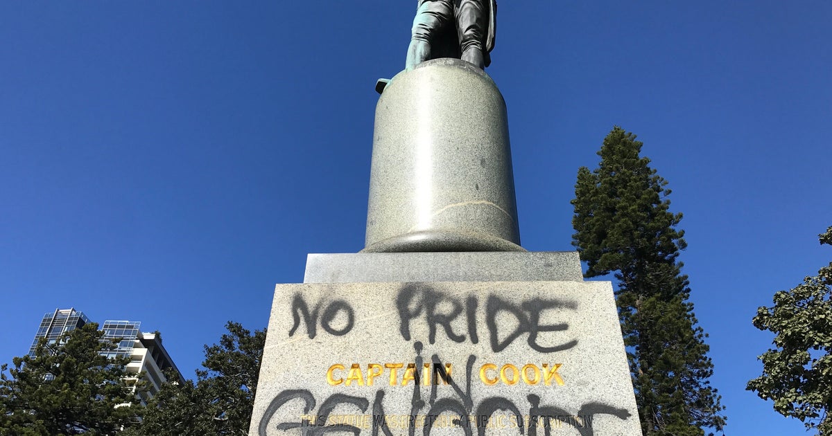 'No Pride In Genocide': Historic Statues Defaced In Sydney | HuffPost News