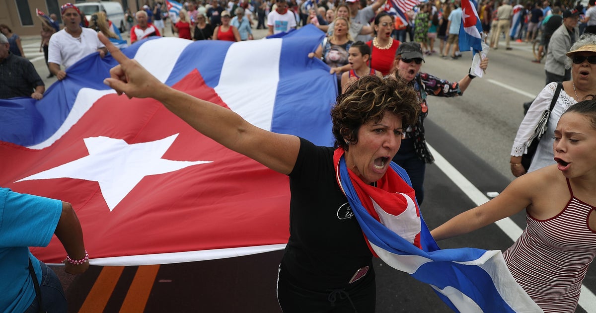 Cuban-Americans Celebrate Fidel Castro's Death In Miami's Little Havana ...