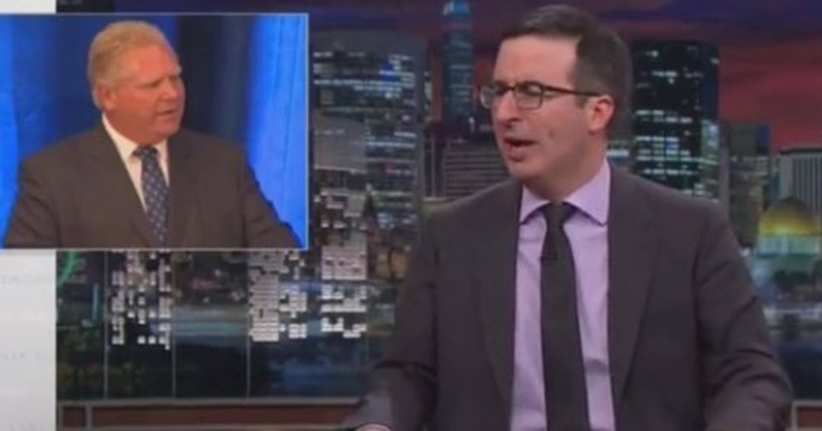 John Oliver Begs Torontonians To Vote For 'Asshole' Doug Ford ...