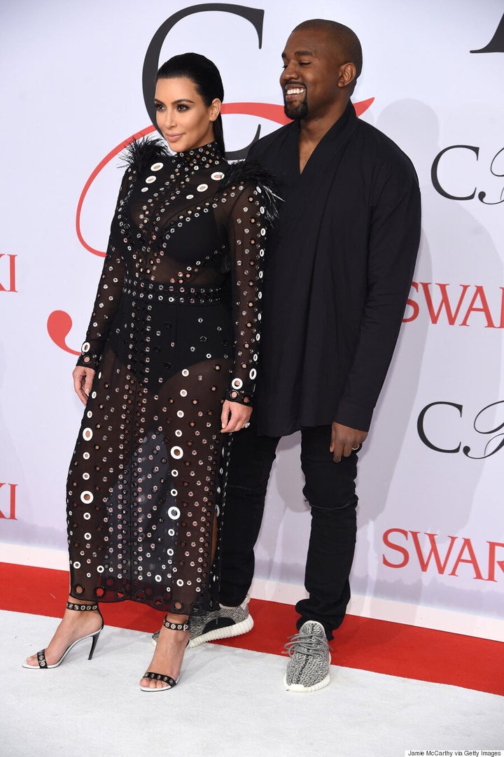 Kim Kardashian Rocks Yet Another Sheer Dress At Cfda Fashion Awards
