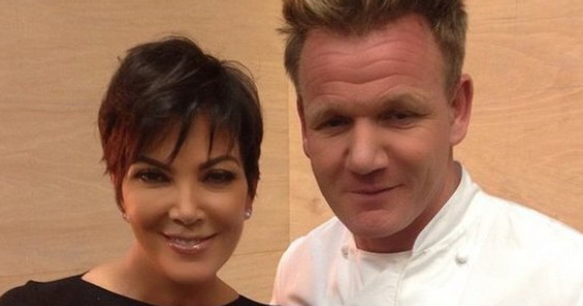 Kris Jenner-Gordon Ramsay Instagram Can't Be Anything But Photoshopped ...