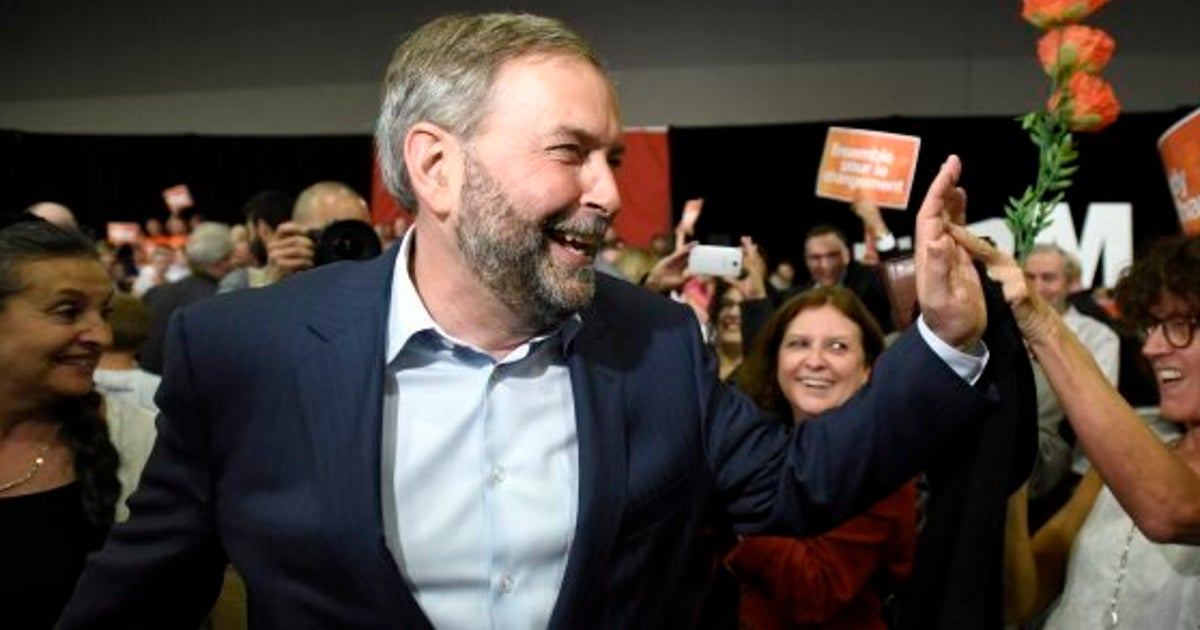 'Ready For Change': Mulcair Makes Case For NDP Government At Rally ...