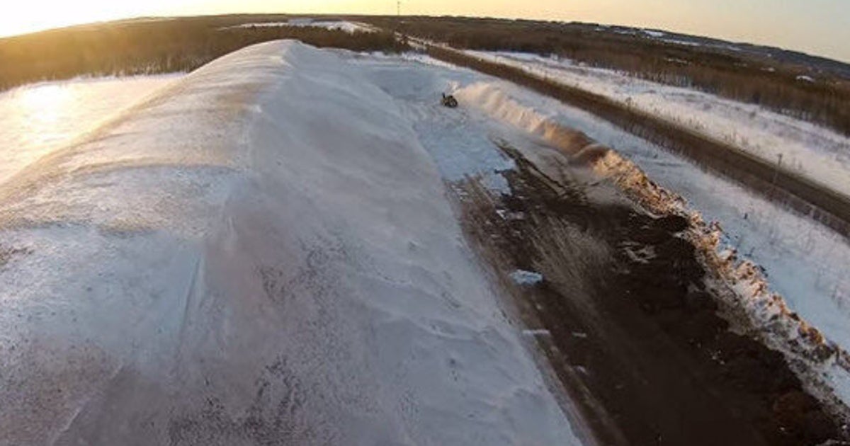 Moncton's Massive Snow Pile, As Seen From An Overhead Drone (VIDEO ...