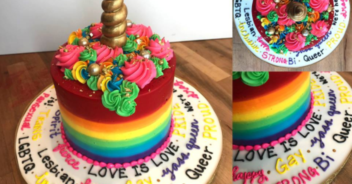 Ontario Customer Asked For The 'Gayest' Cake, And Boy, Did He Get One ...