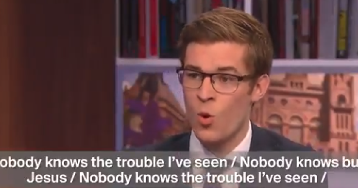 Sam Oosterhoff, 20-Year-Old Ontario MPP, Sang 'Nobody Knows The Trouble ...