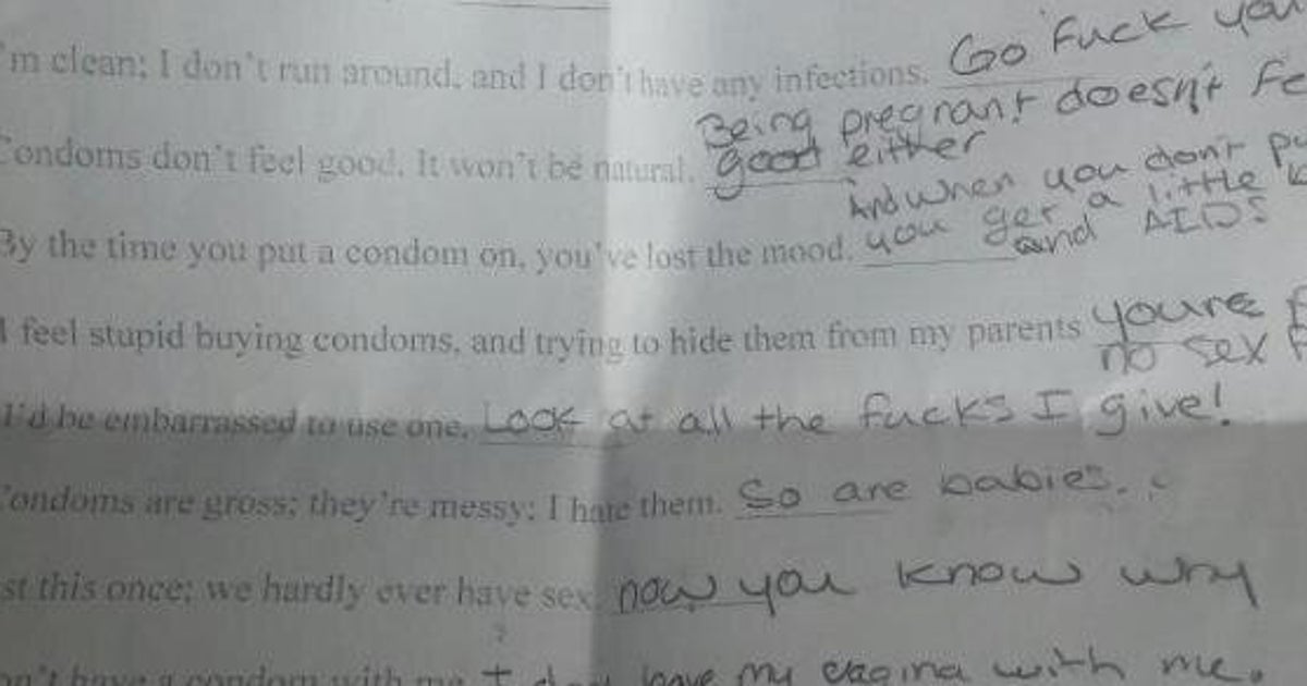 Girl's Bold Answers To Sex-Ed Class Assignment Go Viral | HuffPost Parents
