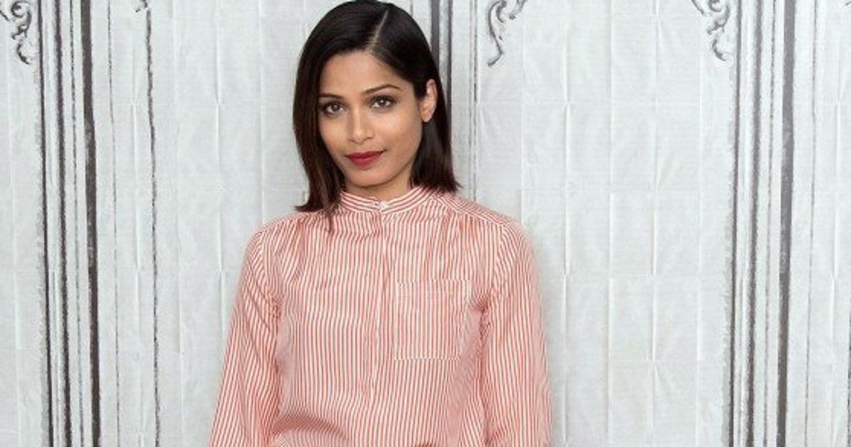 Freida Pinto Is 1970s Perfection In Flared Jeans | HuffPost Style