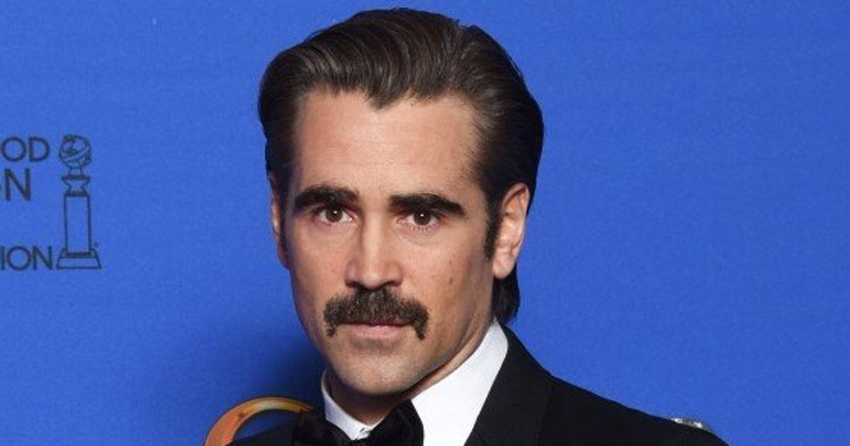 Colin Farrell's Golden Globes Moustache Stole The Show | HuffPost Style