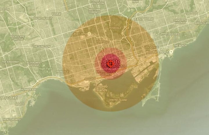 Hiroshima Bomb Visualization Tool Shows Reach Of Devastating Device On ...
