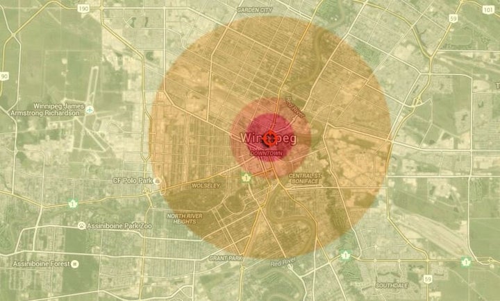 Hiroshima Bomb Visualization Tool Shows Reach Of Devastating Device On ...
