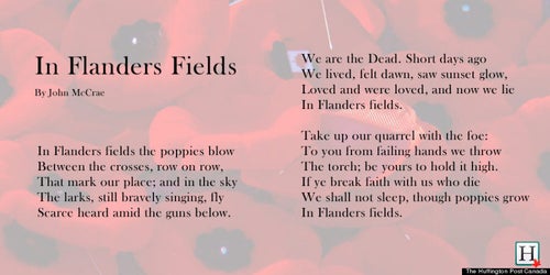 In Flanders Fields Quotes