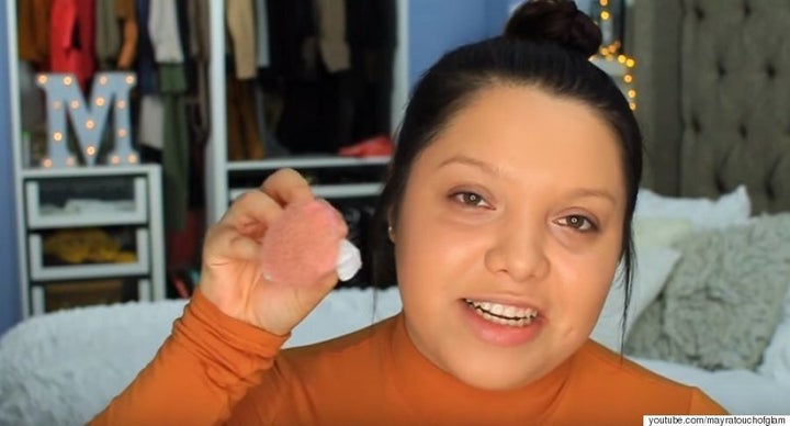 Beauty Vlogger Mayra Isabel Shows Us How To Apply Makeup With A Sock ...