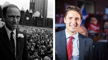 justin trudeau dad
