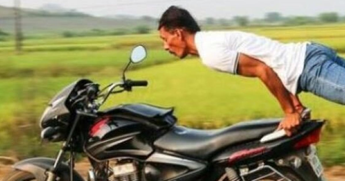 Watch Motorcycle Stunt Rider Perform High Speed Yoga | HuffPost Life
