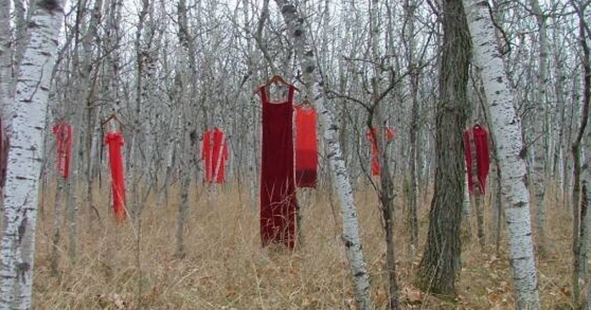 Red Dresses Draw Attention To Canada's Missing And Murdered Indigenous ...