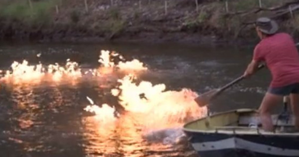 River Catches Fire Due To Fracking, Says Australian Politician ...