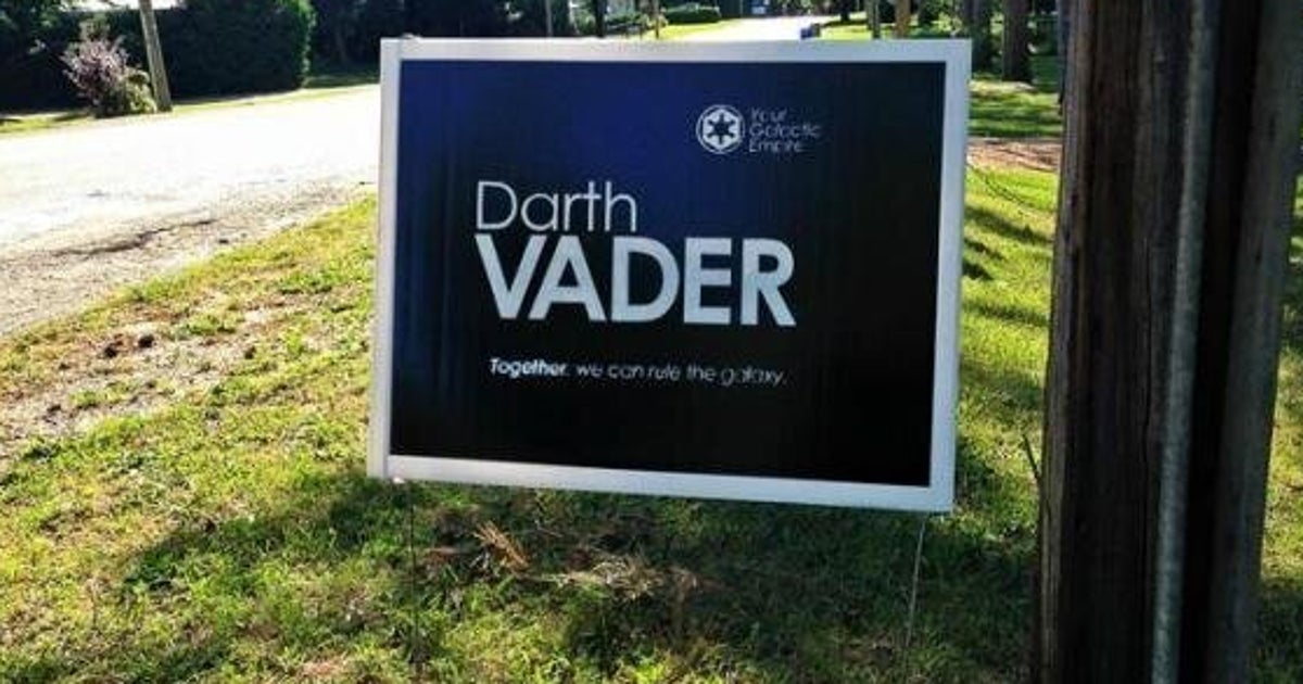Darth Vader Election Sign 'Appears' In Penetanguishene, Ontario ...
