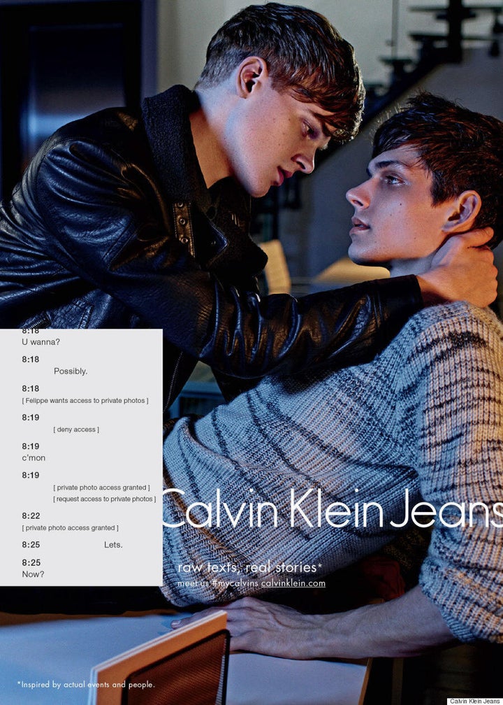 Calvin Kleins Latest Campaign Is Inspired By Tinder And Sexting Huffpost Style