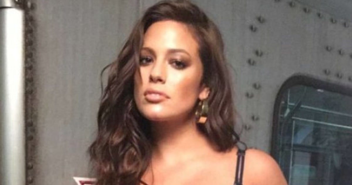 Ashley Graham Rides The Toronto Subway In Lingerie For New Addition