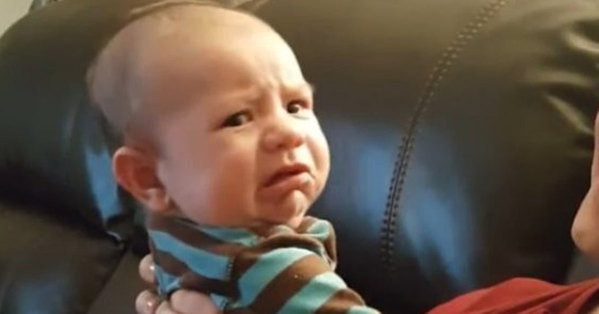 WATCH: Baby's Grouchy Face Is The Cutest | HuffPost Parents
