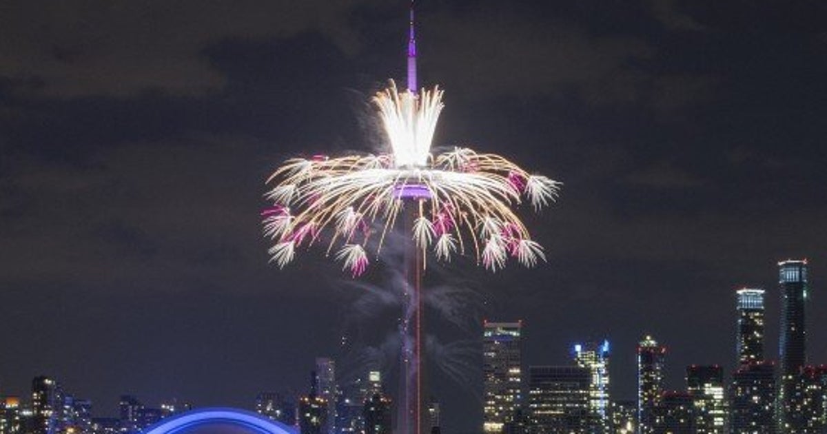 CN Tower. Fireworks. FIREWORKS OFF THE CN TOWER! | HuffPost Life
