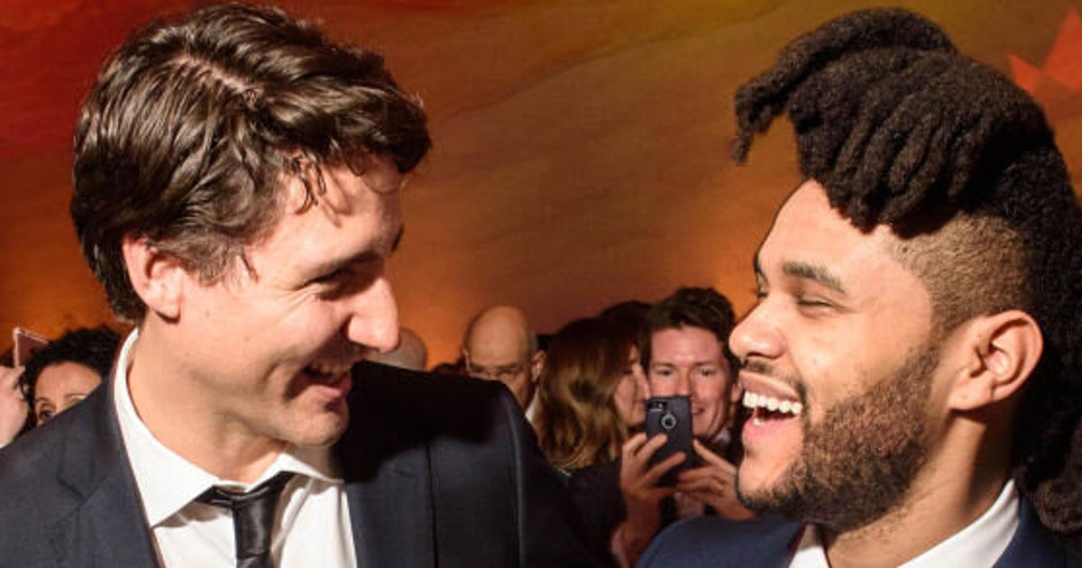 The Weeknd Hangs Out With Justin Trudeau At Canada 2020 Event In ...
