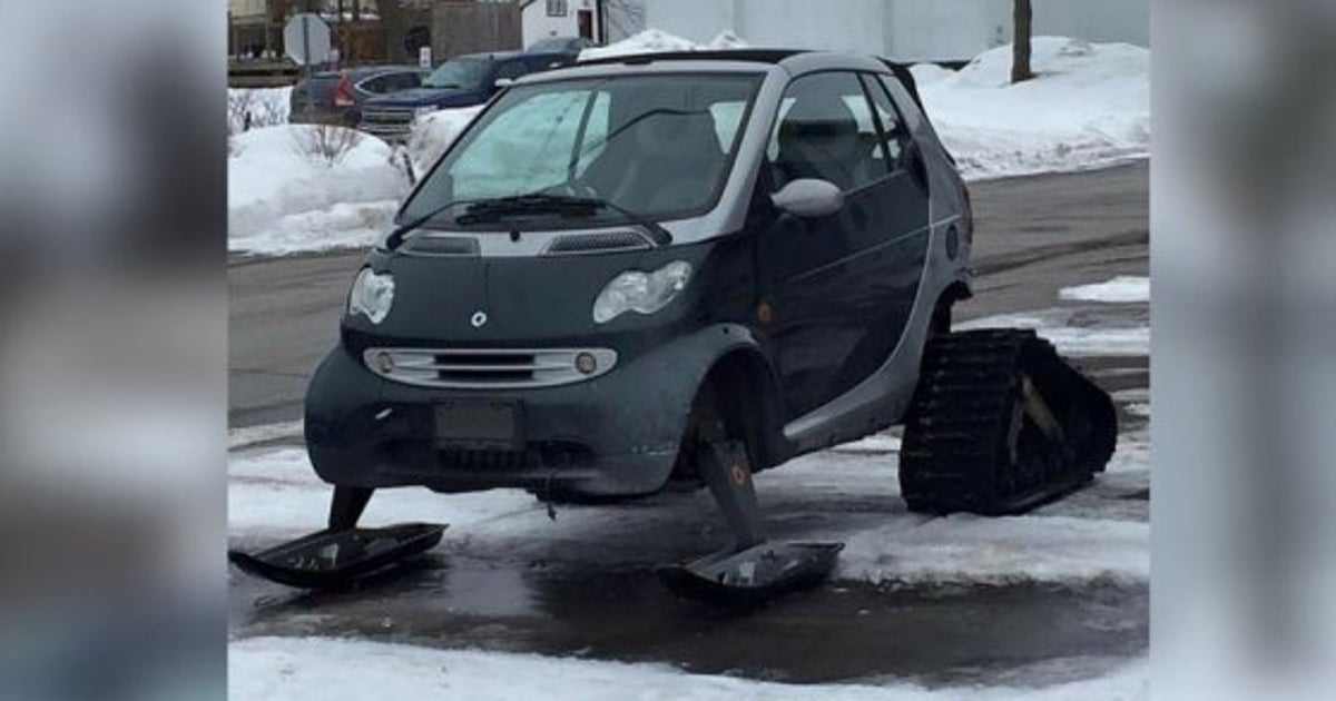 Ottawa-Area Mechanic Turns Smart Car Into 'The Perfect Snowmobile ...