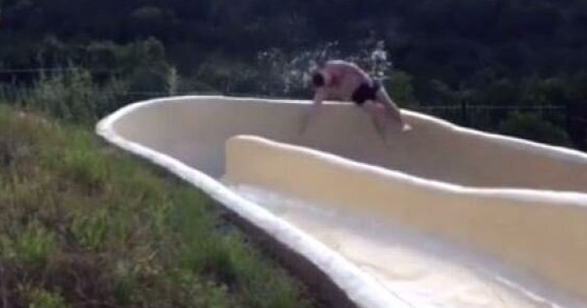 Texas Man Launches Off Waterslide In Terrifying Video | HuffPost News