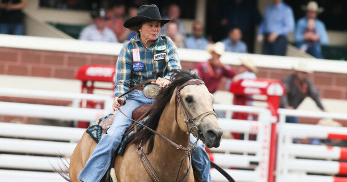 Mary Burger, 67-Year-Old Barrel Racer, Wins Hat Trick At Calgary ...