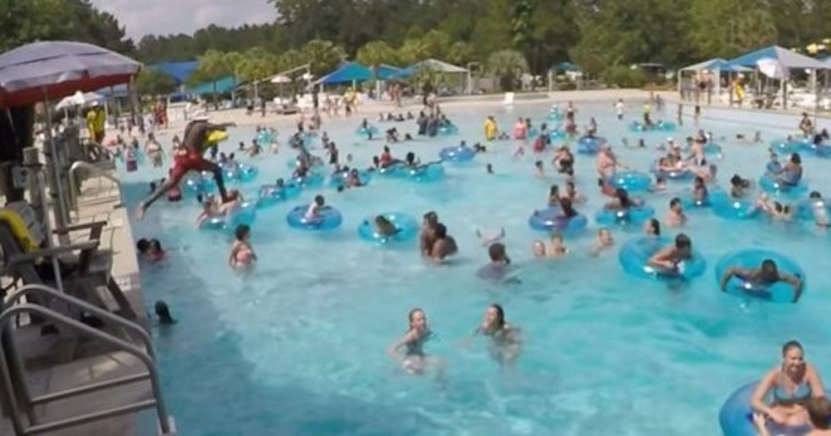 Whirlin' Waters Adventure Park Lifeguard Shows Off His Skills In Rescue ...