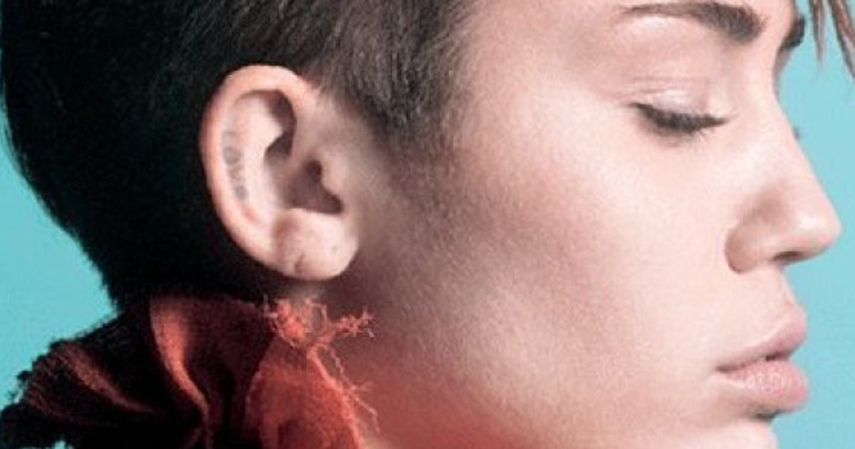 Miley Cyrus' Love Magazine Cover Reveals A Dramatic Mohawk Haircut ...