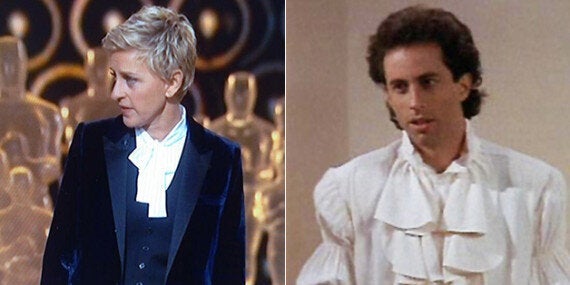 Ellen Found Seinfeld's Puffy Shirt Just In Time For For The Oscars ...