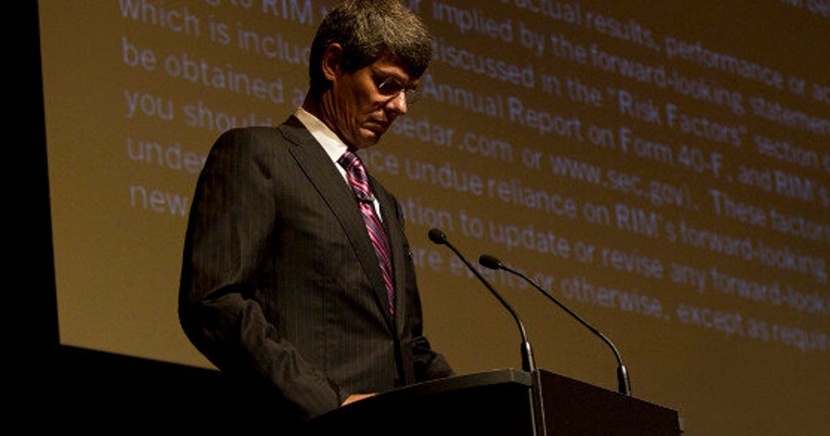 BlackBerry CEO Thorsten Heins Out As Fairfax Deal Dies: Report ...