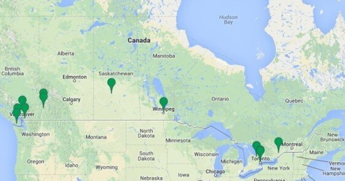 A Map Of Canada's Medical Marijuana Manufacturers | HuffPost Business