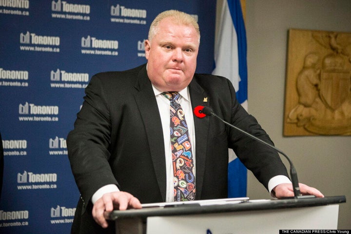 Rob Ford's Crack Cocaine Apology NFL Tie For Sale On Ebay | HuffPost Style