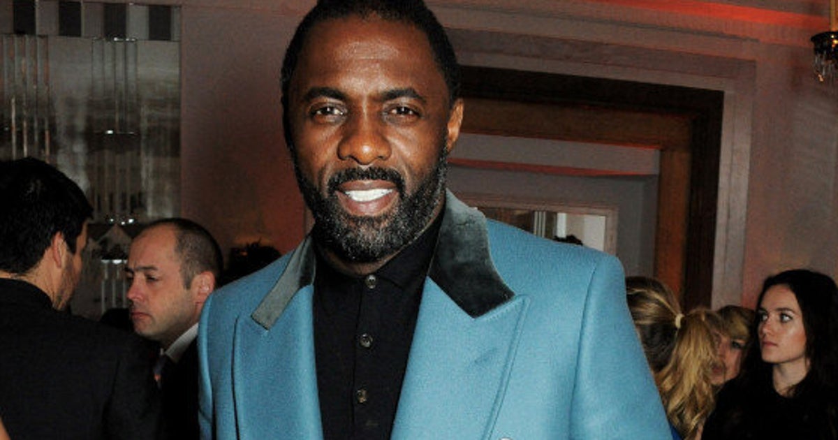 Idris Elba Looks Hot In A Blue Coat Mandela Star Puts Other Male