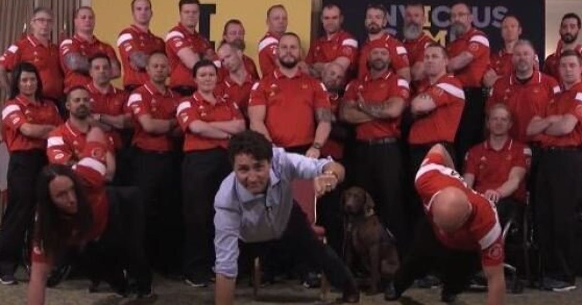 Justin Trudeau Responds To Invictus Games Challenge With Push-Ups ...