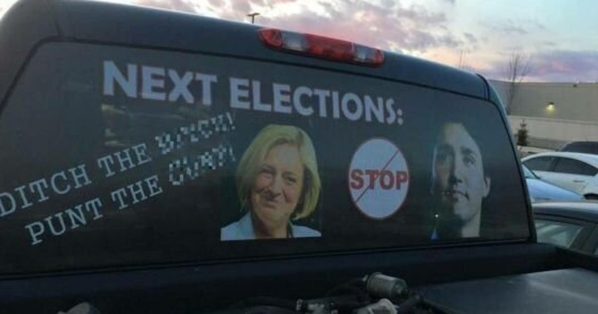 Anti-Trudeau Truck Sign Might Be 'Offensive' But It's Legal: RCMP ...