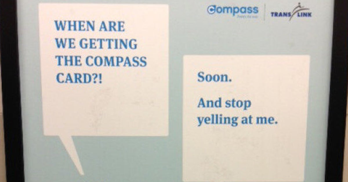 TransLink Compass Card Ads Take Playful Look At New Fare System (PHOTOS ...