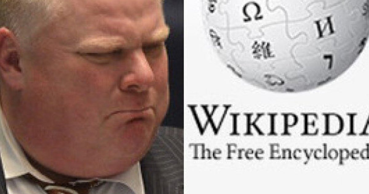 Rob Ford Wikipedia Vandalism Is Arguably Not Vandalism | HuffPost Politics