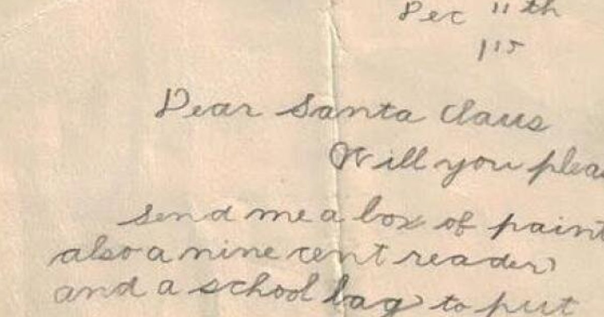 1915 Santa Letter: 98-Year-Old Letter To Santa Is Sweetly Humble ...
