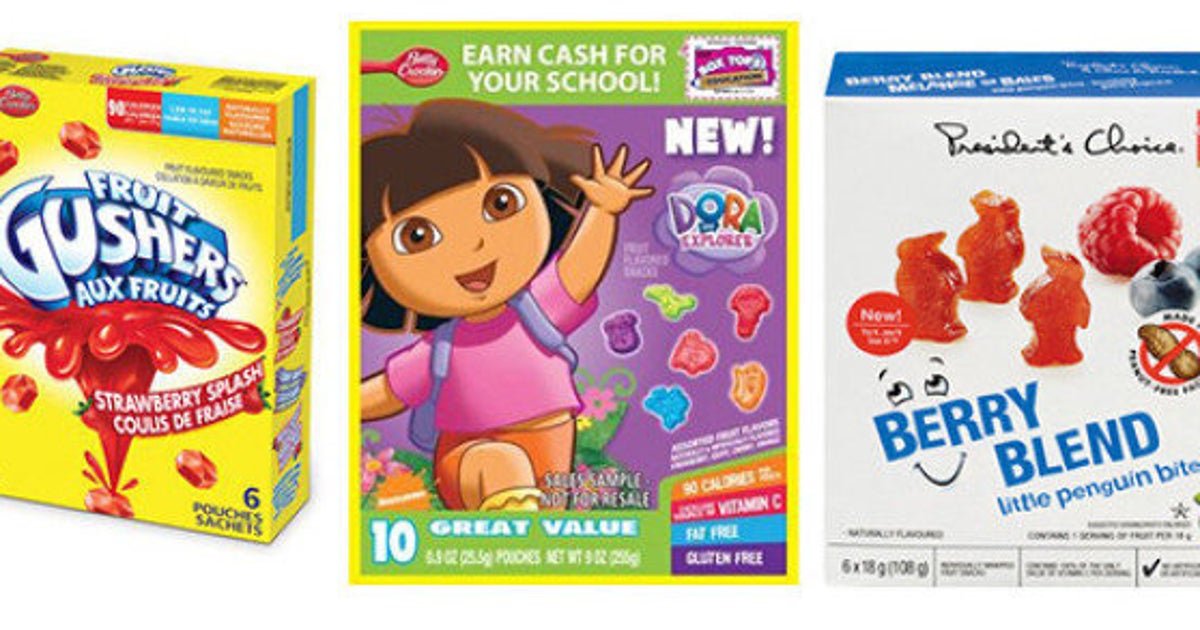Fruit Snacks: 25 Popular Kids' Treats Ranked By Sugar Content ...